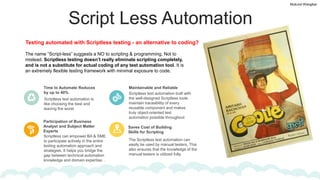Script less automation | PPTX