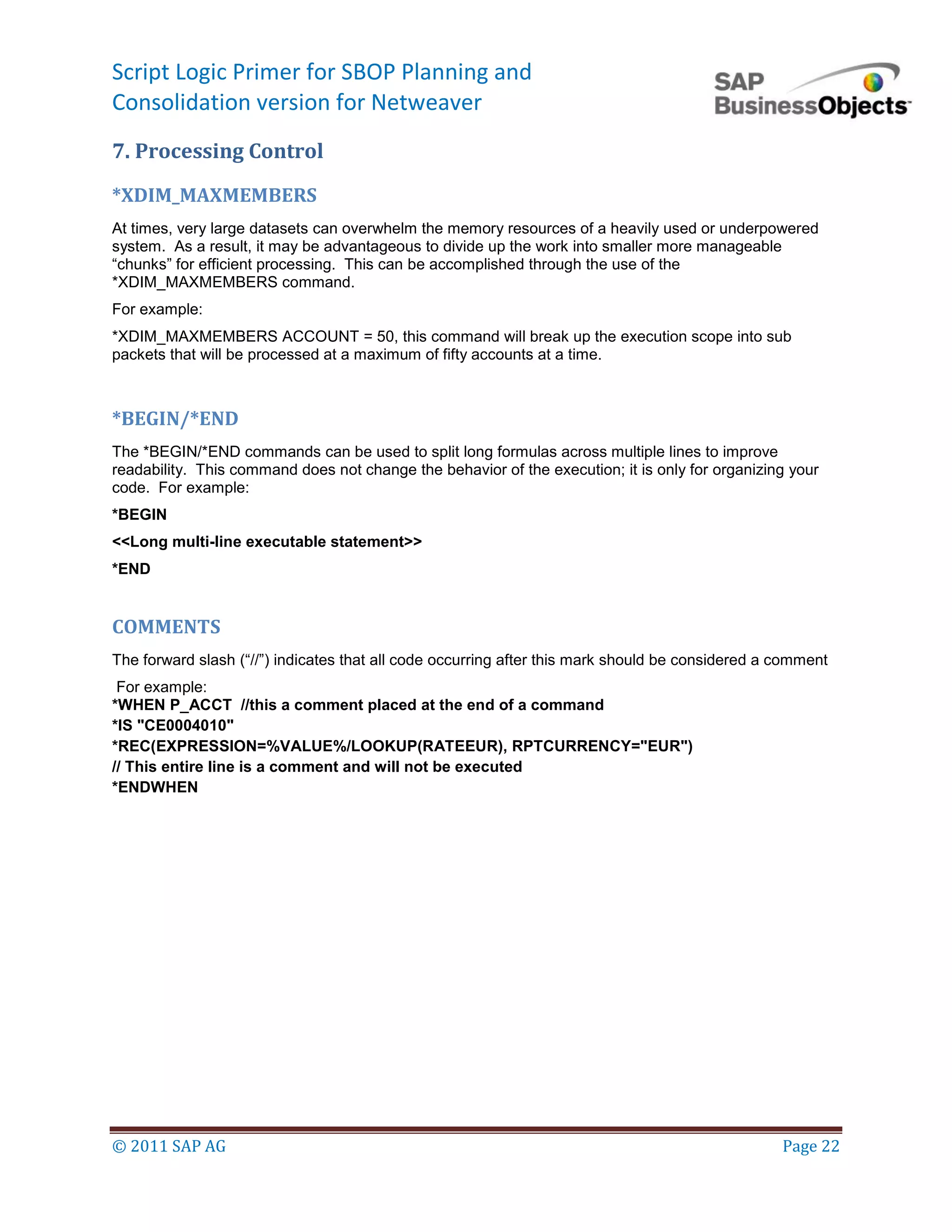 Script logic primer-bpc_nw | PDF