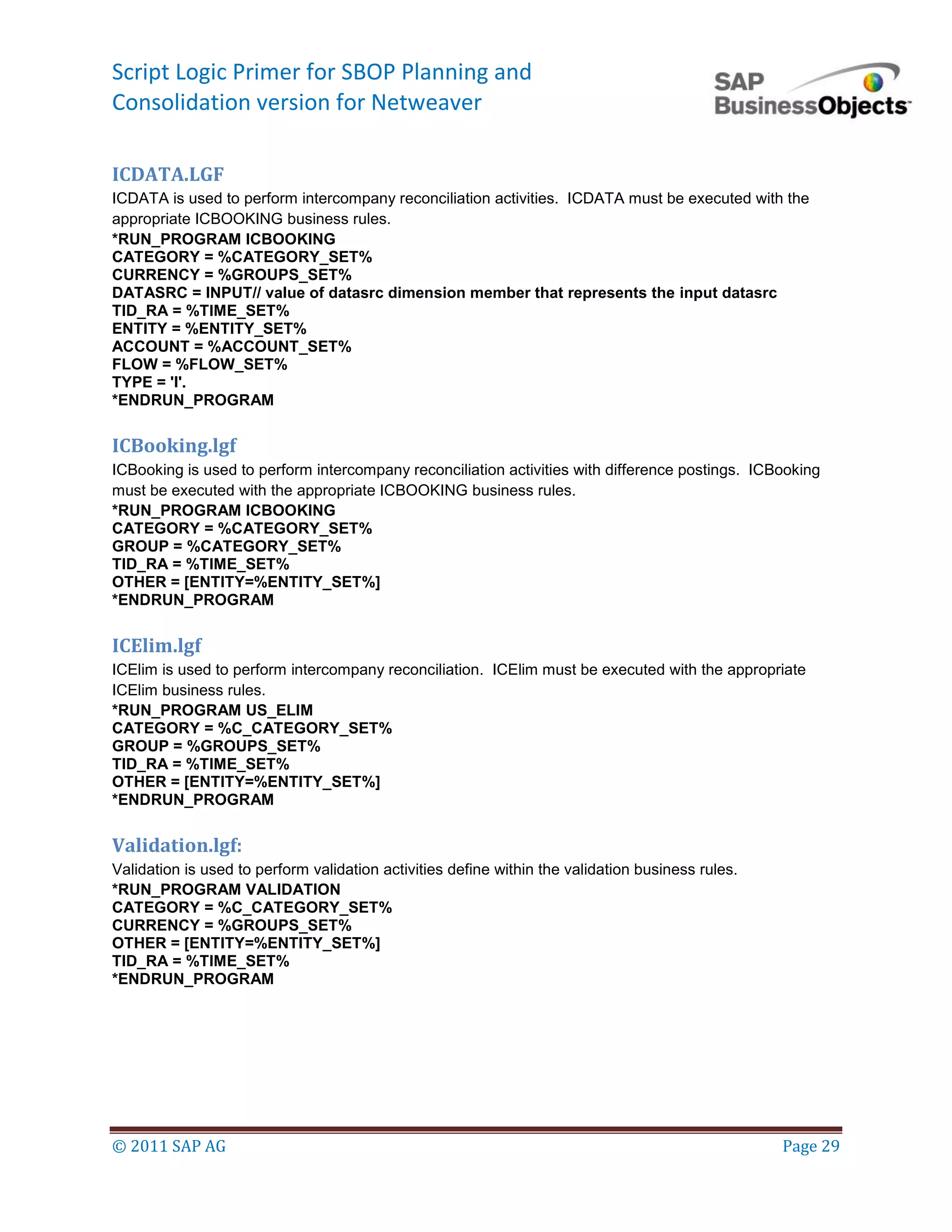 Script logic primer-bpc_nw | PDF