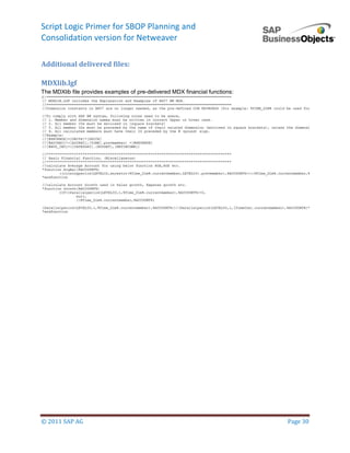 Script logic primer-bpc_nw | PDF