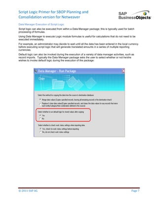 Script logic primer-bpc_nw | PDF
