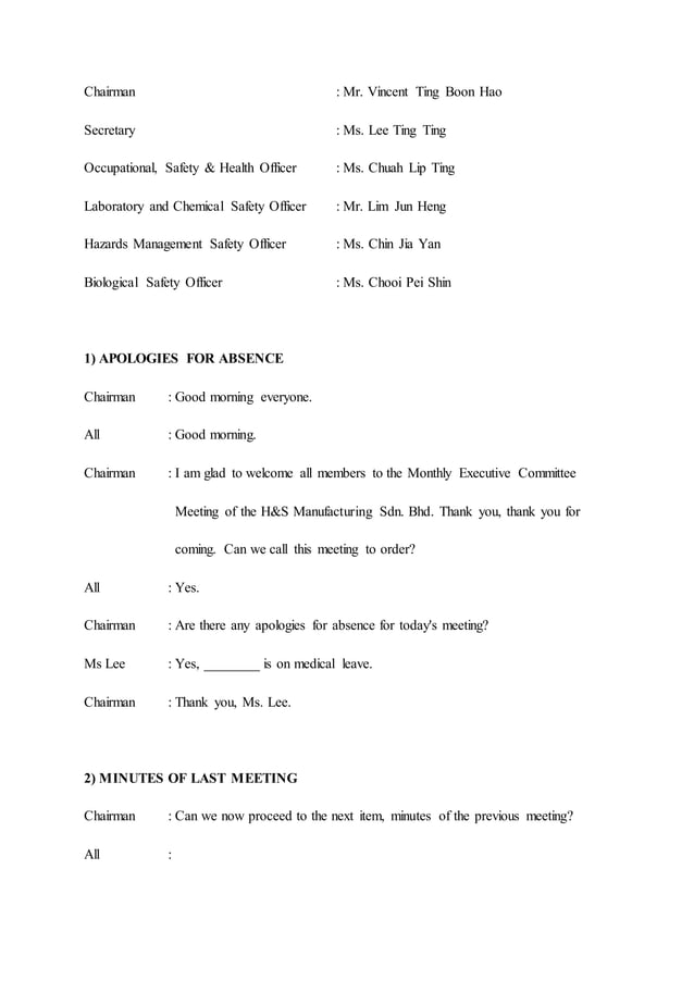 Script meeting | PDF