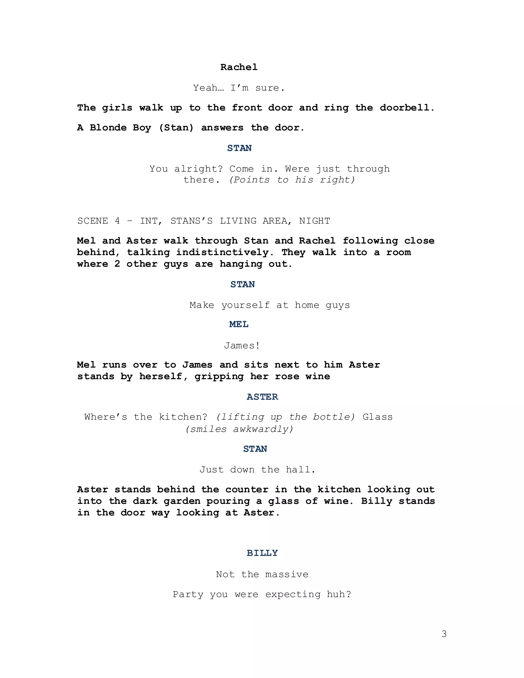 Script meeting 4th draft | PDF