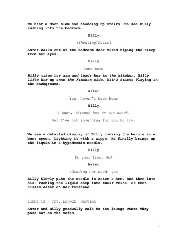Script meeting 4th draft | PDF