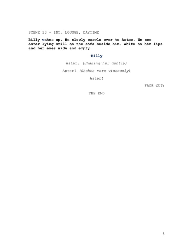 Script meeting 4th draft | PDF