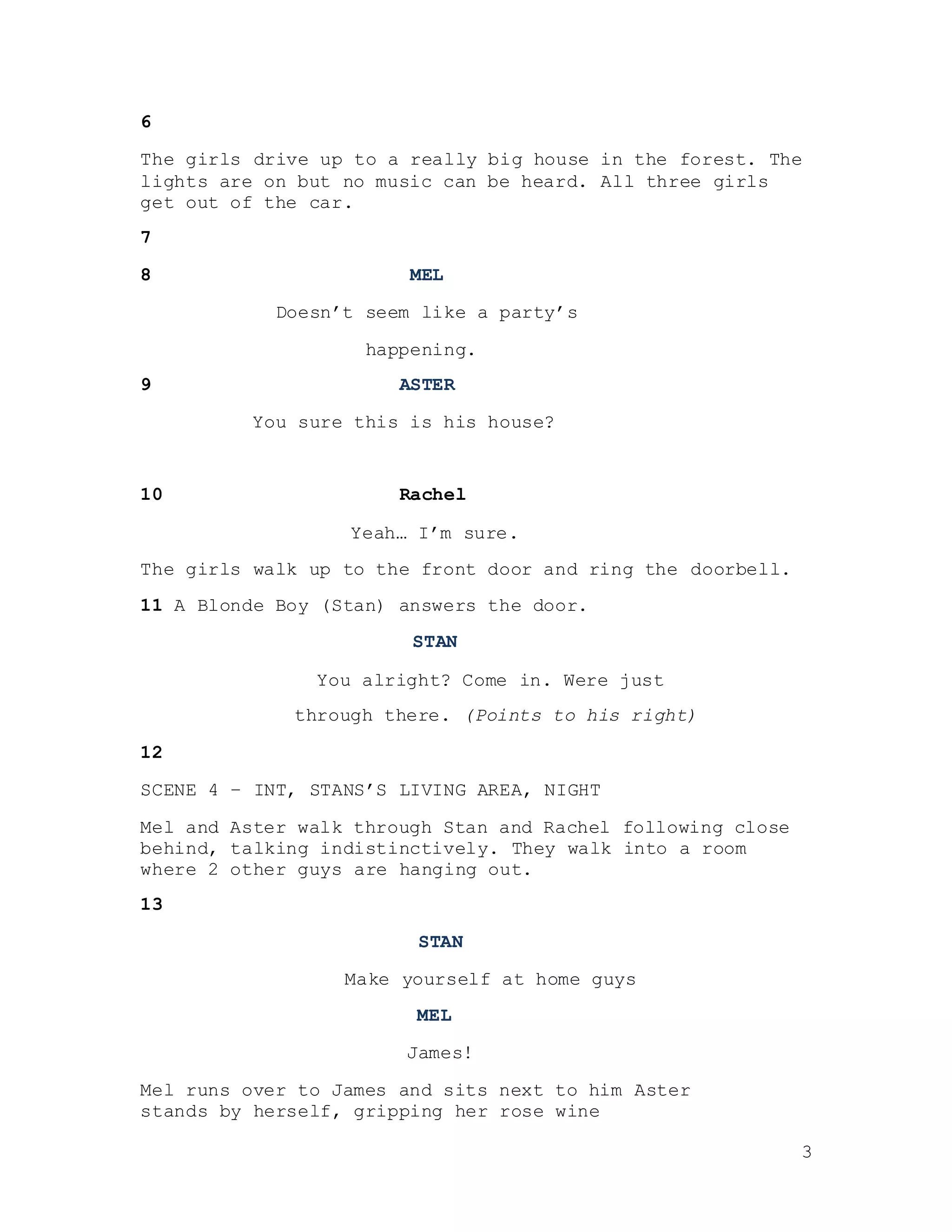 Script meeting 5th draft | PDF