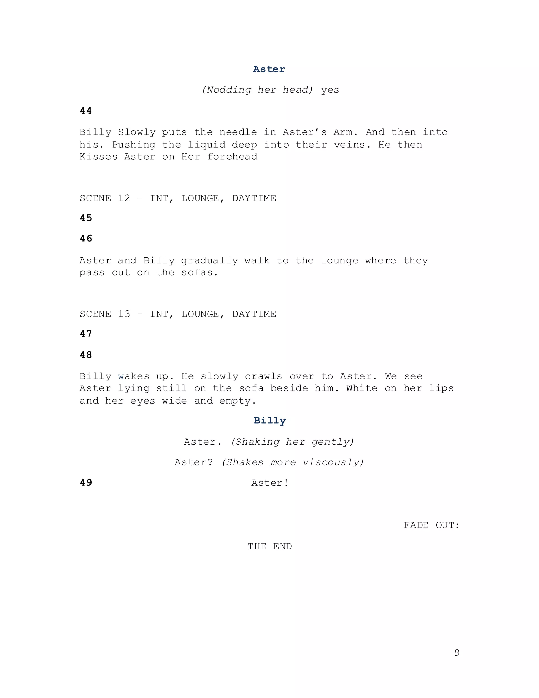 Script meeting 5th draft | PDF