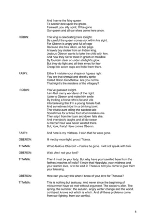 Script midsummer | PDF