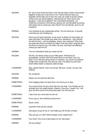 Script midsummer-en | PDF