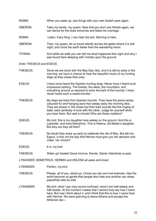 Script midsummer-en | PDF