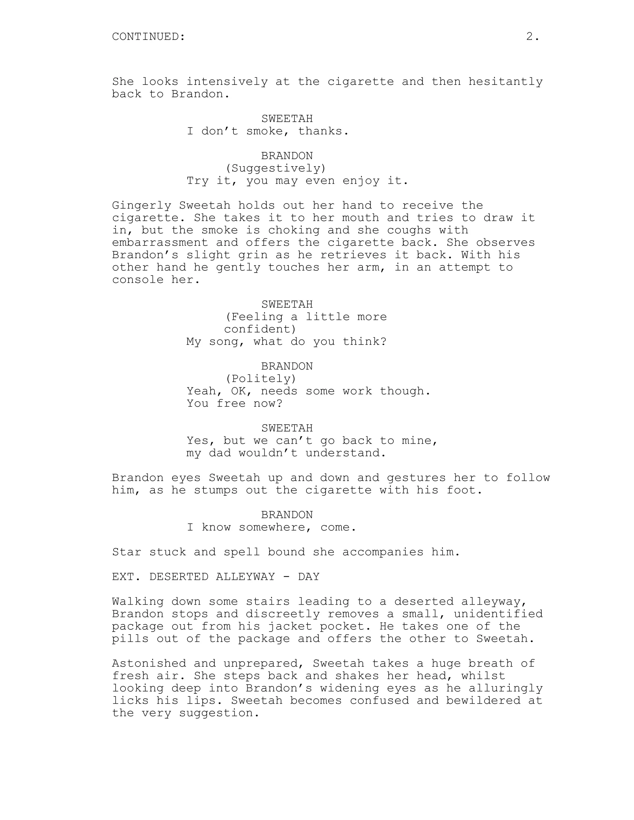 Script Draft 1 | PDF