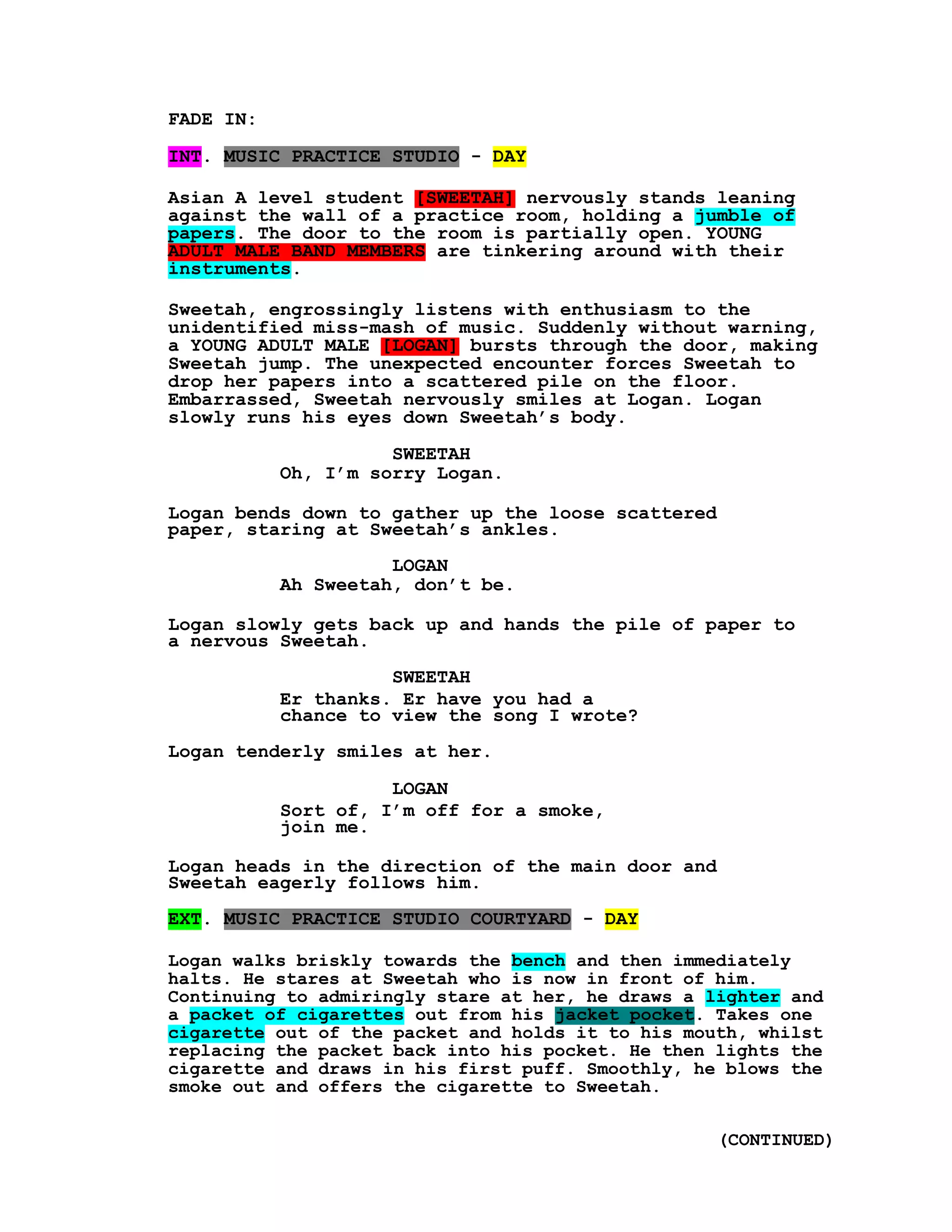 Script mouse annotated | PDF