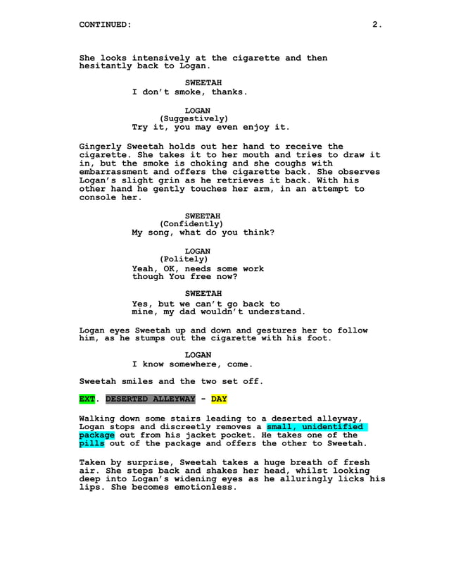 Script mouse annotated | PDF