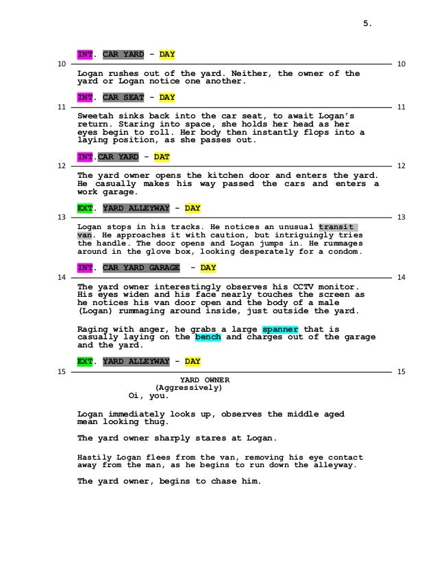 Script mouse annotated