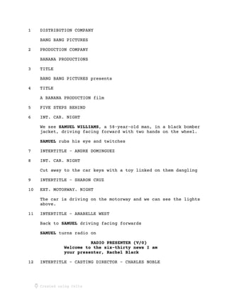 Five Steps Behind Script - Second Draft | PDF