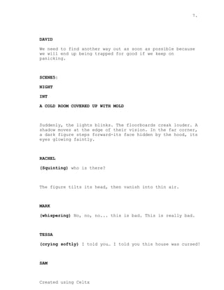 Scare's of the death Media script work docx | PDF