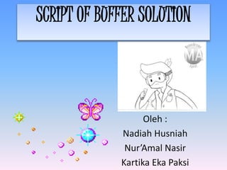 Script of buffer solution | PPTX
