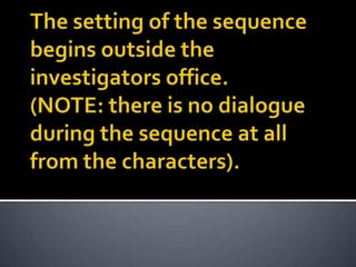 Script of opening sequence | PPTX