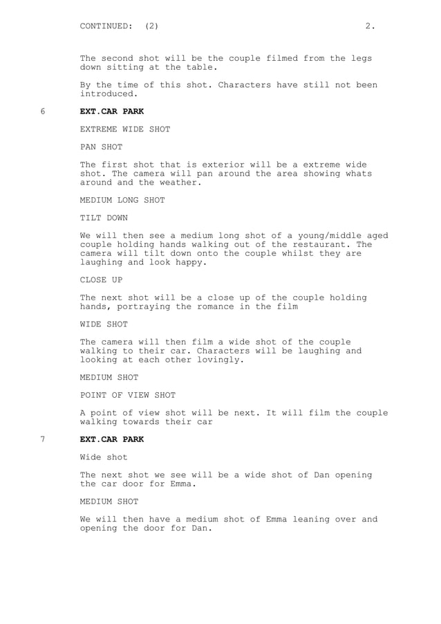 Script opening title sequence 2.pdf | PDF