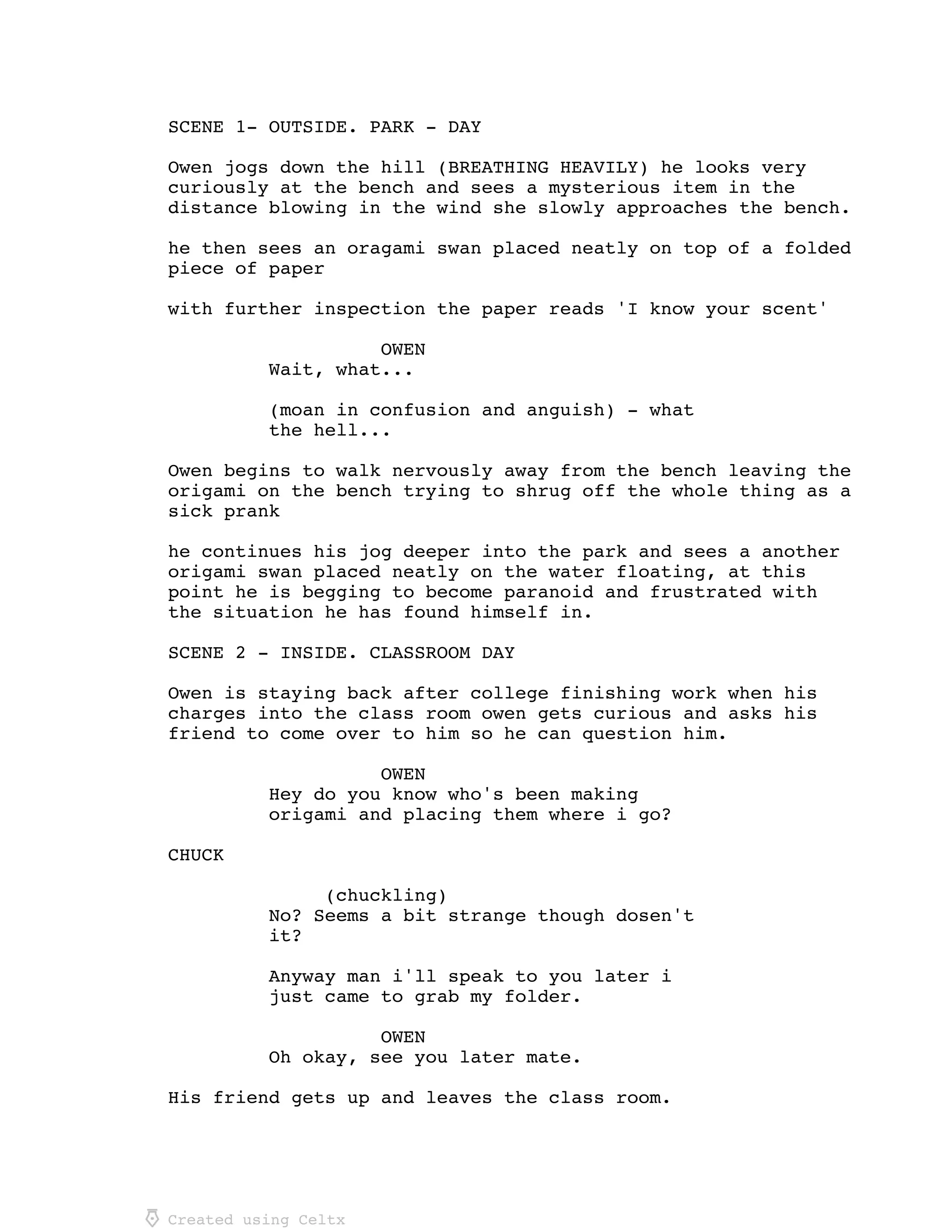 Script For Film | PDF