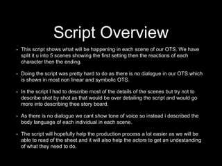 Script overview | PPT