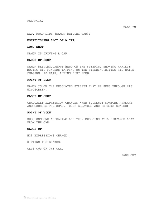 Script paranoia final. | PDF