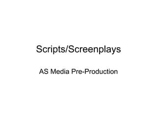 Script Powerpoint | PPT