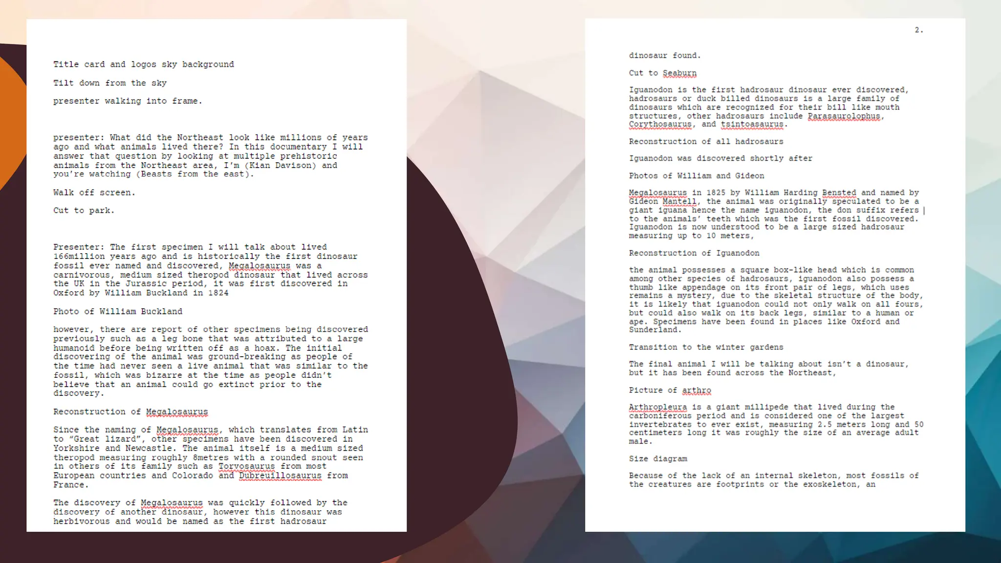 scriptpp.pptx b2 script with the celtx w | PPT