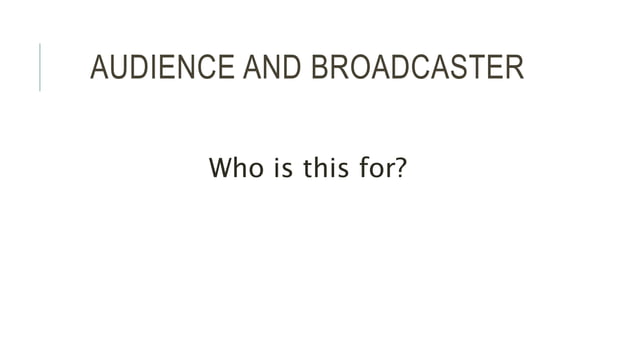 Script presentation | PPTX | Television | Entertainment