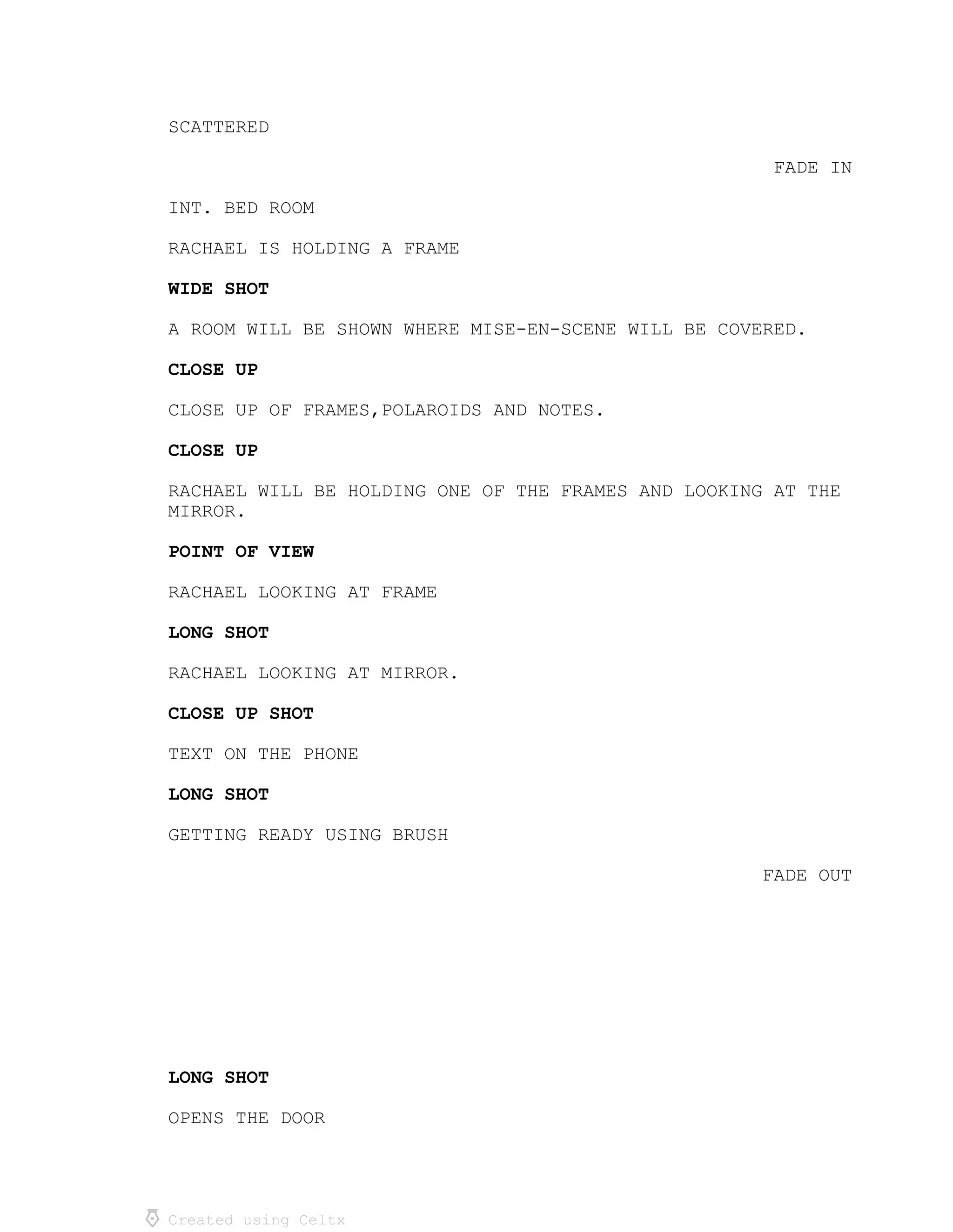 Script psychological horror (100) | PDF