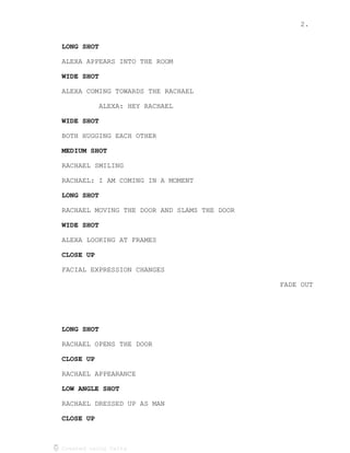 Script psychological horror (100) | PDF