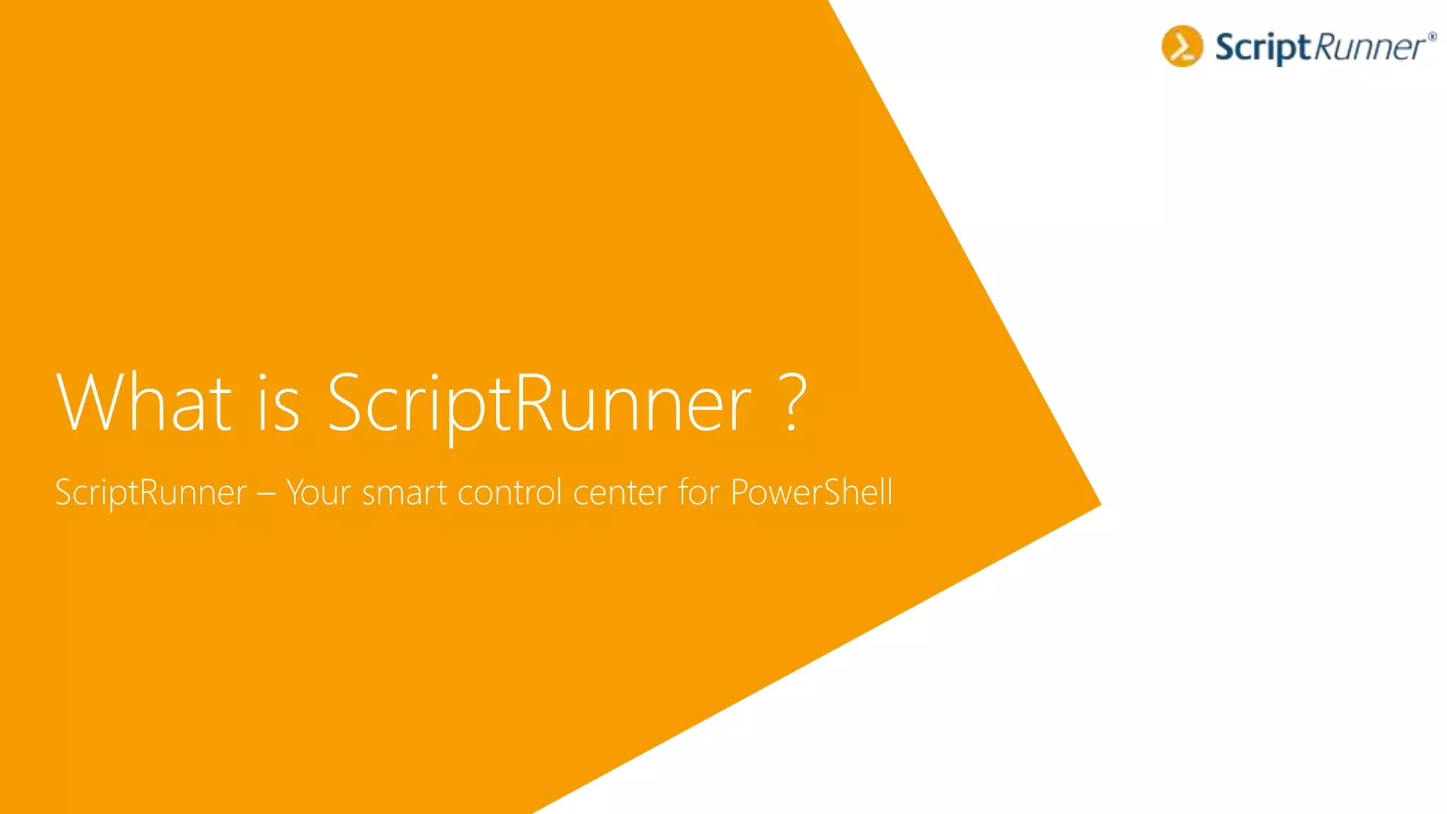 ScriptRunner introduction | PPTX