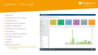 ScriptRunner introduction | PPTX