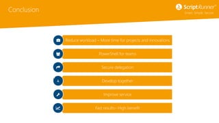 ScriptRunner introduction | PPTX