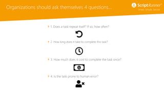 ScriptRunner introduction | PPTX