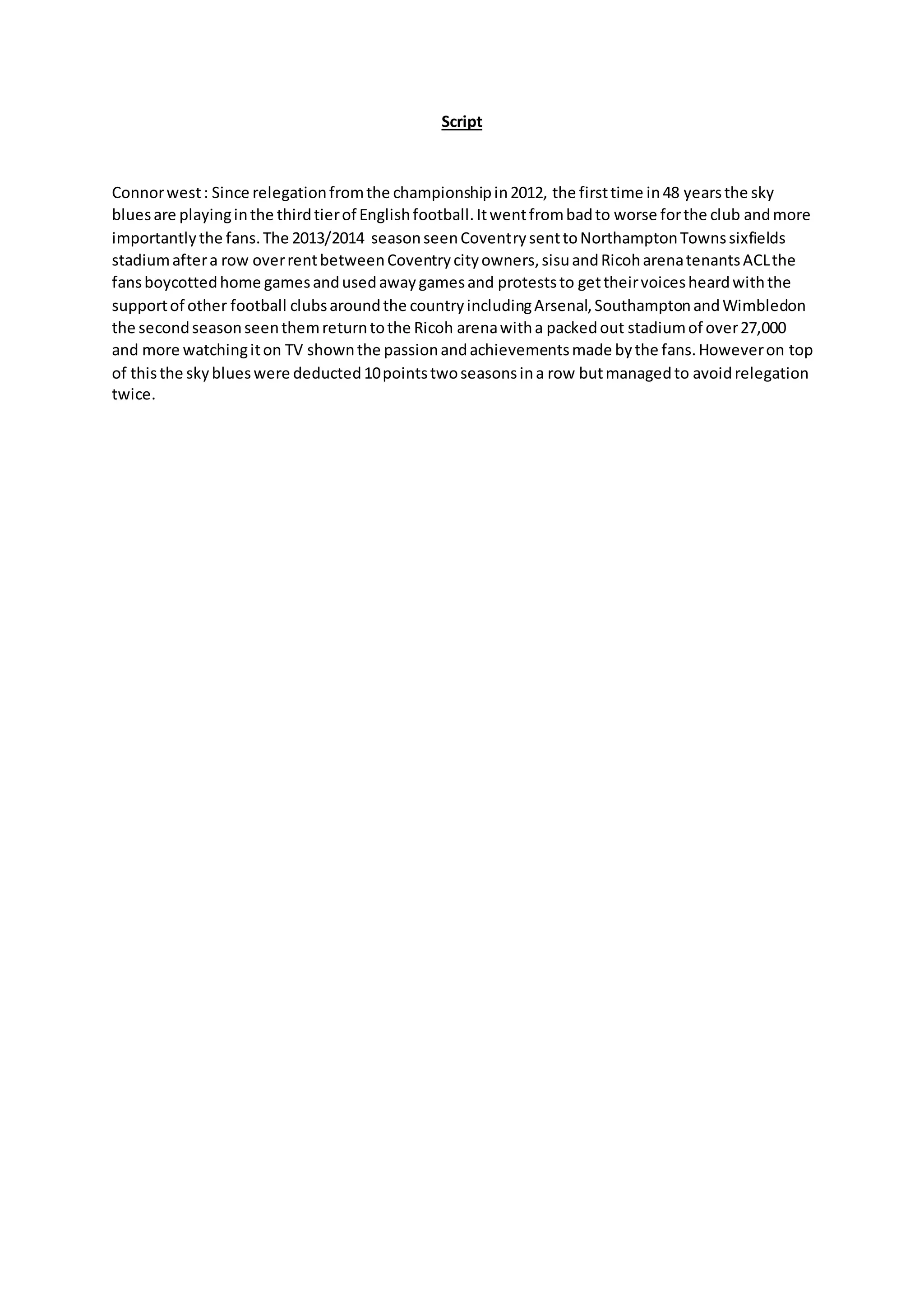Scripts | DOCX