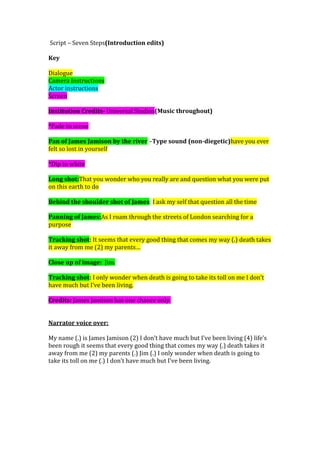 Script – Seven steps | PDF