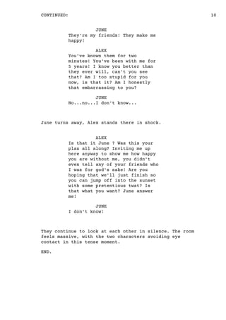 Script short film edit 3 | PDF