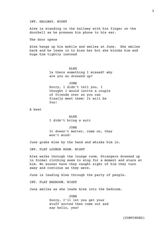 Script short film edit 3 | PDF