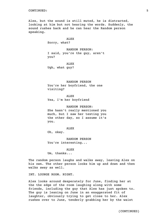 Script short film edit 3 | PDF