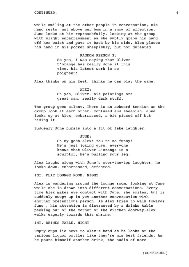 Script short film edit 3 | PDF