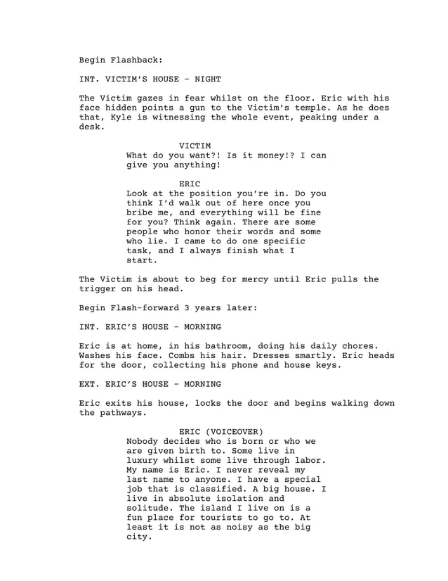 Finger on Trigger Script | PDF