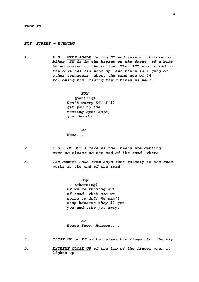 Script (shot) 3 in 1