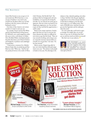 Script Magazine Story - Feat. Rachel Long & Brian Pittman | PDF