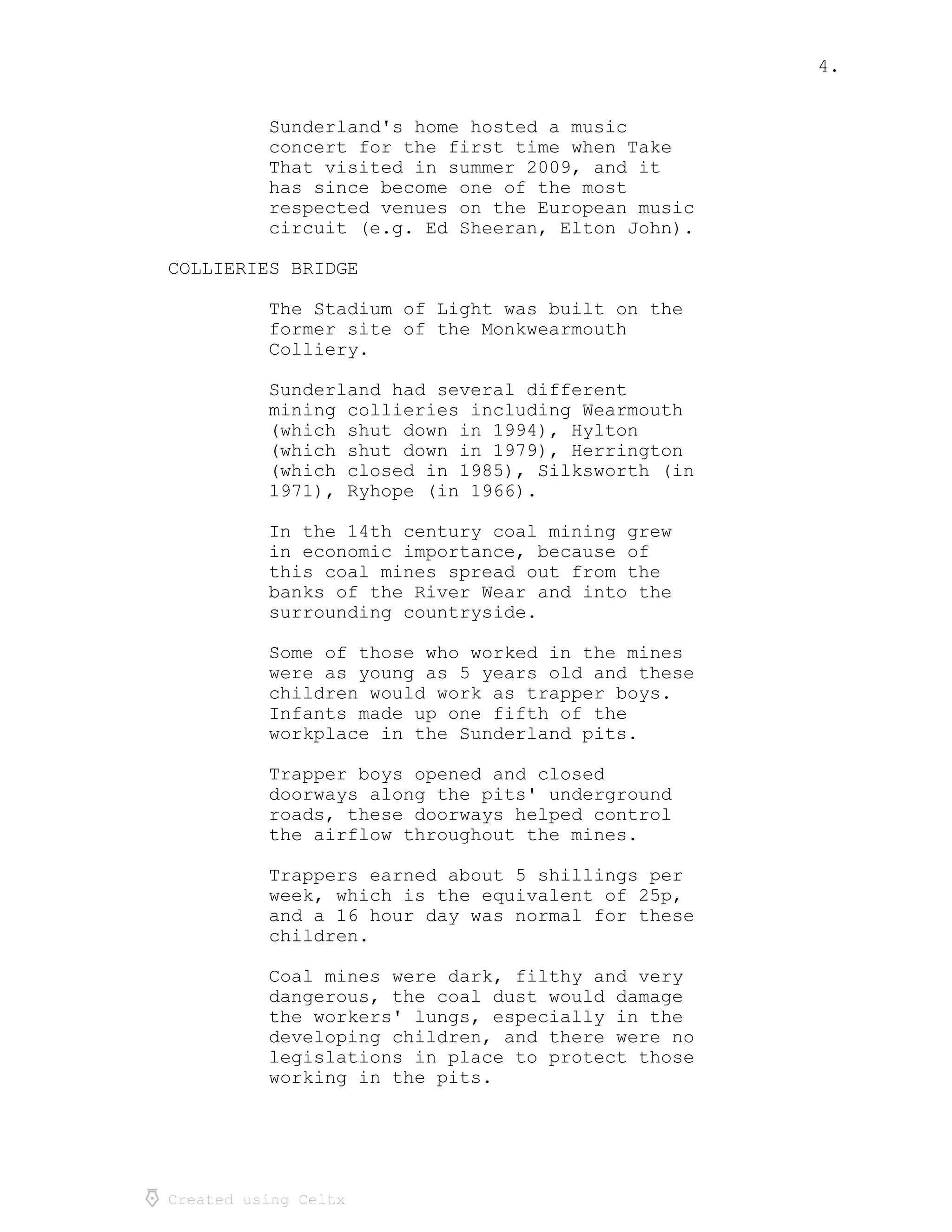 Script Sunderland Documentary.pdf