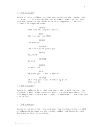 Script the drak web draft 1 | PDF