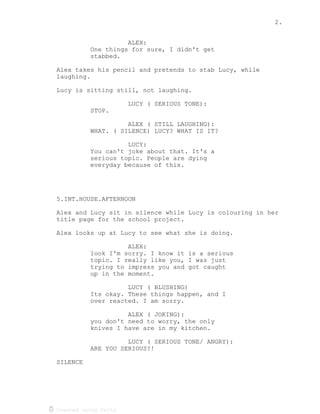 Script the school project | PDF