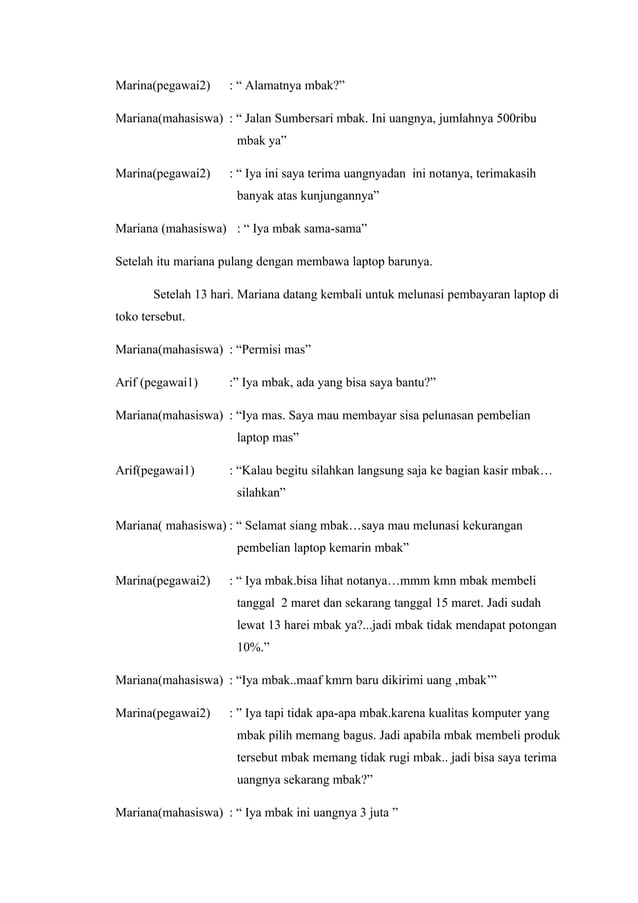 Script tugas media | DOC