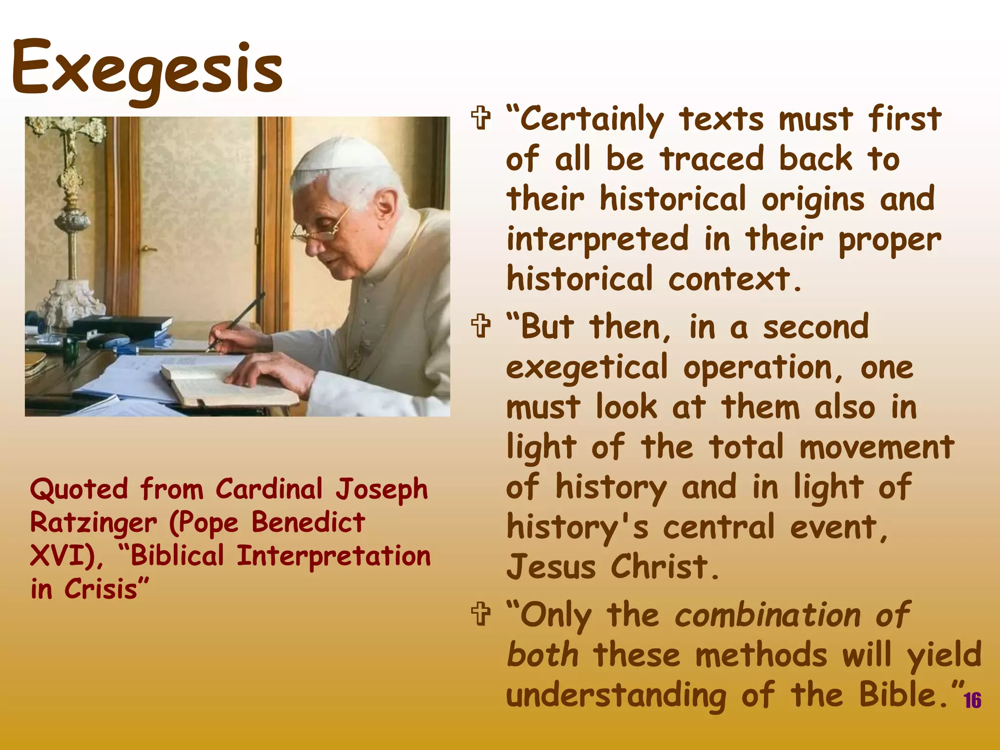Scriptural Interpretation | PPT