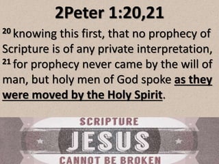 Scripture cannot be broken part 1 | PPT